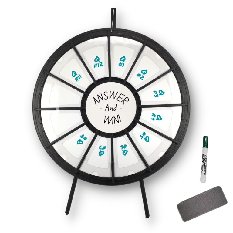 12 Slot Dry Erase Cut-Out Wheel - GPPlay